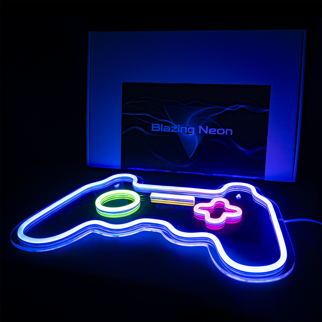 Neon Wandlamp - Playstation Controller Neon Wandlamp - Inclusief 2 ...