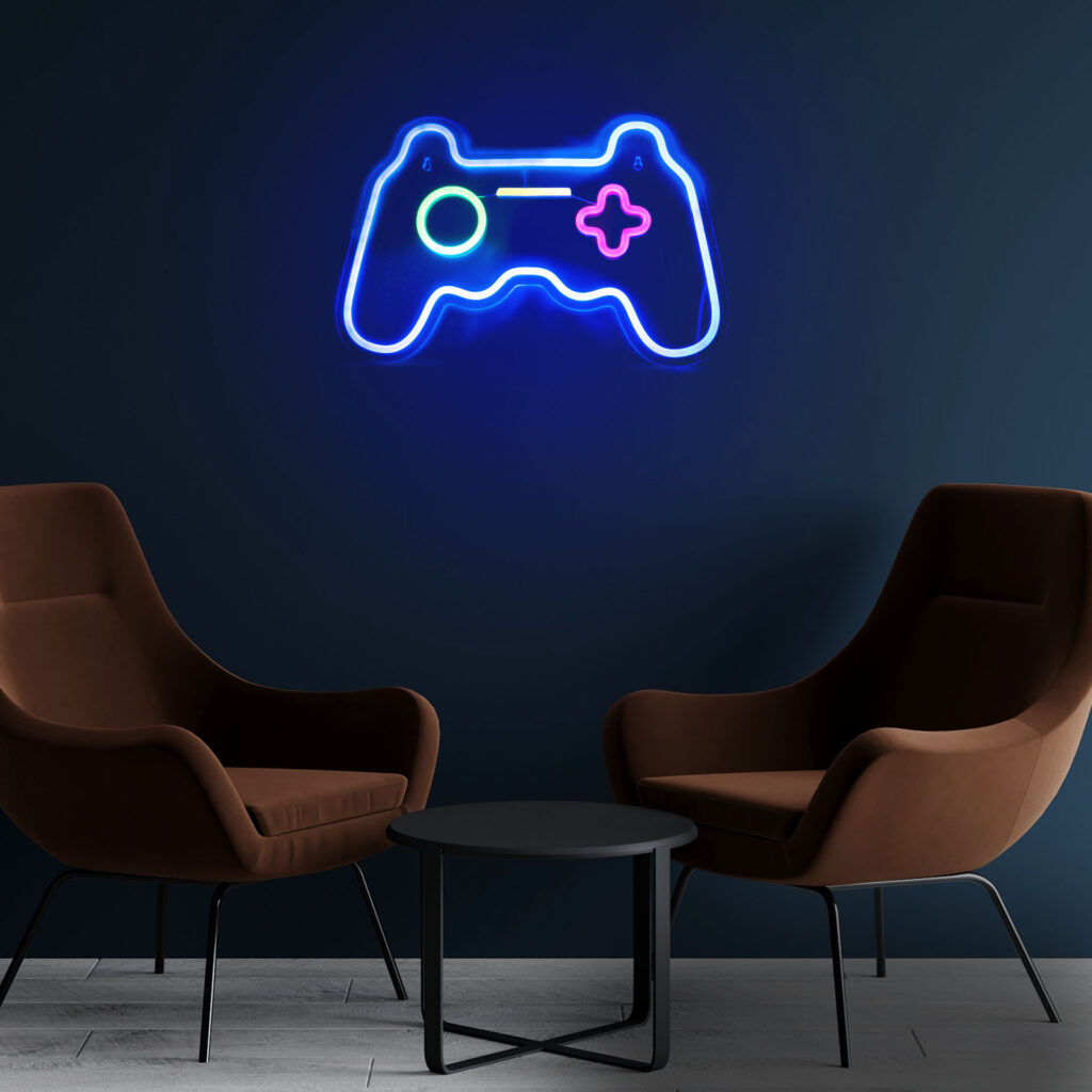 Neon Wandlamp - Playstation Controller Neon Wandlamp - Inclusief 2 ...